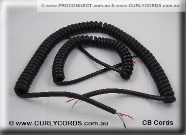 Microphone Curly Cords – PVC | www.PROCONNECT.com.au