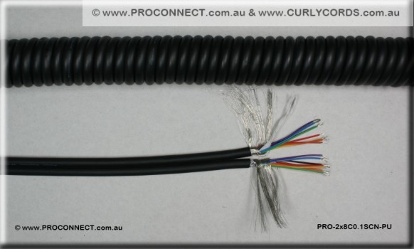 Electronic Signal Curly Cords | www.PROCONNECT.com.au