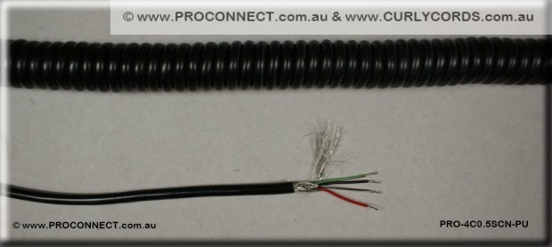 Electronic Signal Curly Cords | www.PROCONNECT.com.au